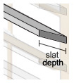 Sustainable By Design :: Slat Depth