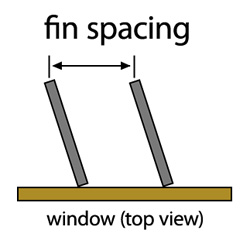 Sustainable By Design :: Fin Spacing